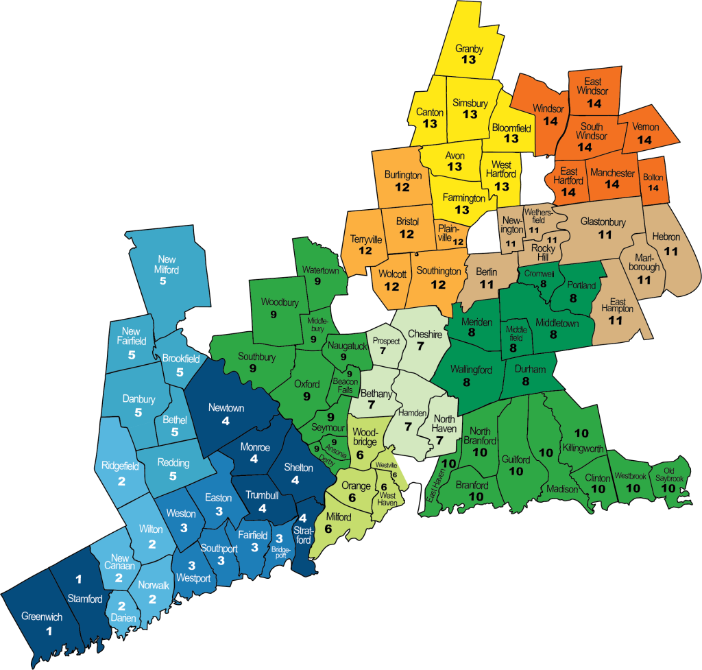 Connecticut Map – Finer Living Magazine